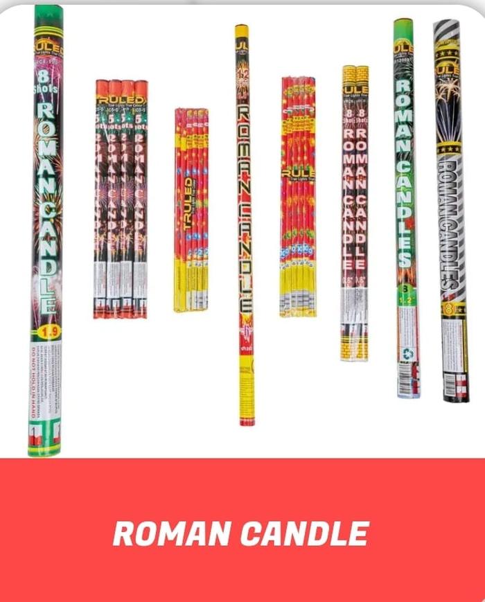 Roman Candle Kembang Api Petasan 8 Shot 0.8 Inch (Harga Per Batang ...