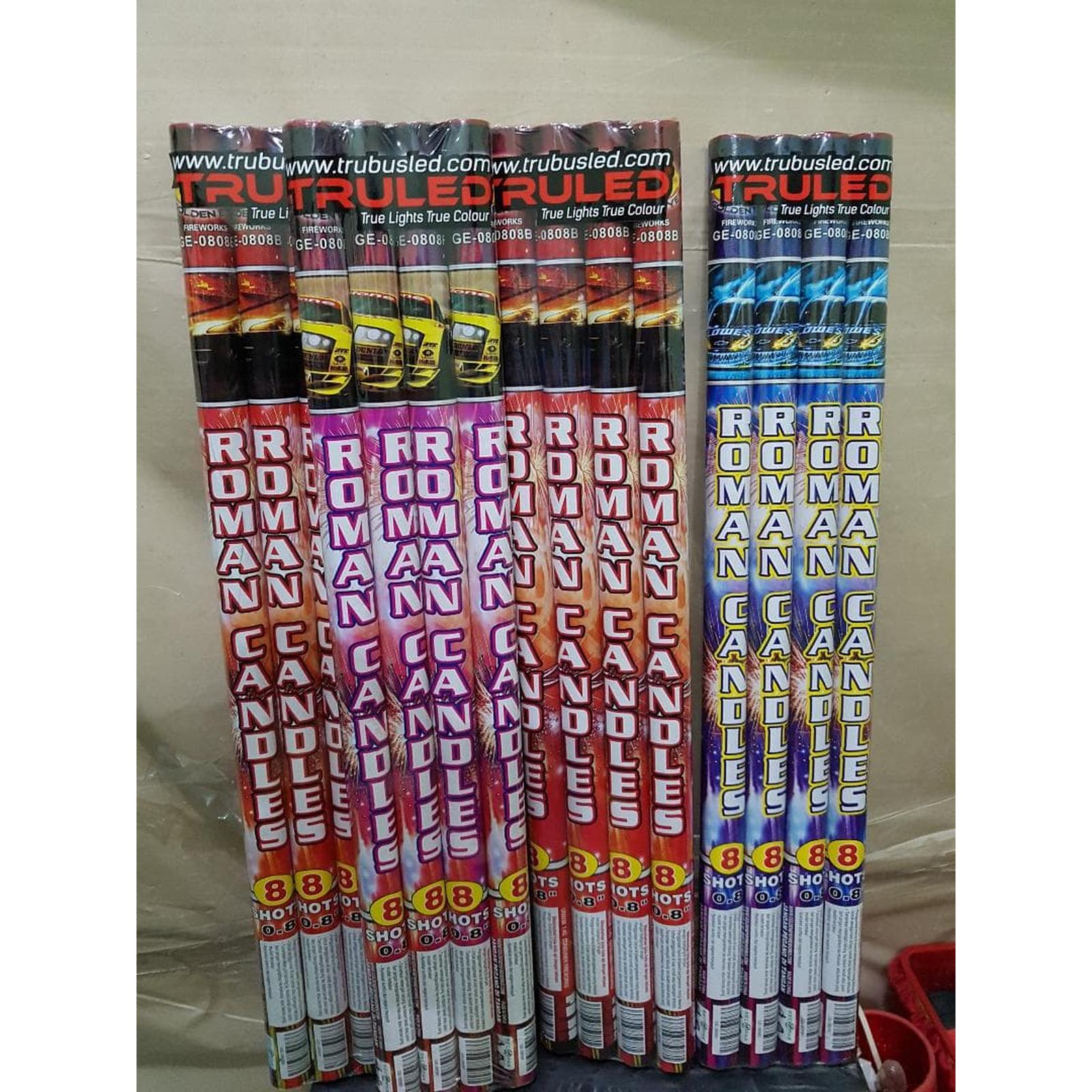 Roman Candle Kembang Api Petasan 8 Shot 0.8 Inch (Harga Per Batang ...