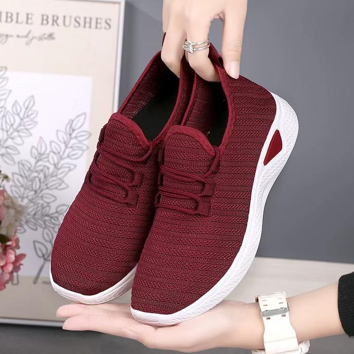 Ai.steru.store Sepatu Sneakers Wanita Tali White Sole – Stylish ...