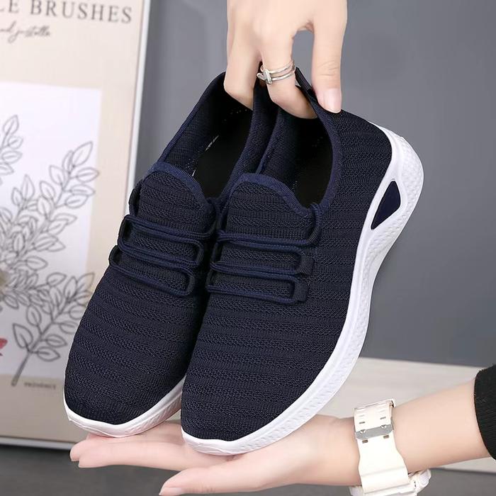 Ai.steru.store Sepatu Sneakers Wanita Tali White Sole – Stylish ...