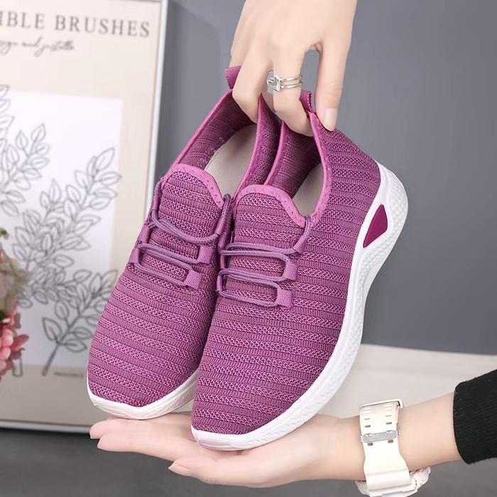 Ai.steru.store Sepatu Sneakers Wanita Tali White Sole – Stylish ...