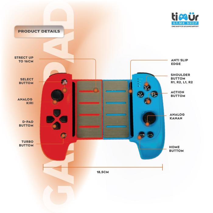 Stick Stik Gamepad Android iOS Wireless Bluetooth Saitake STK-7007F1 ...