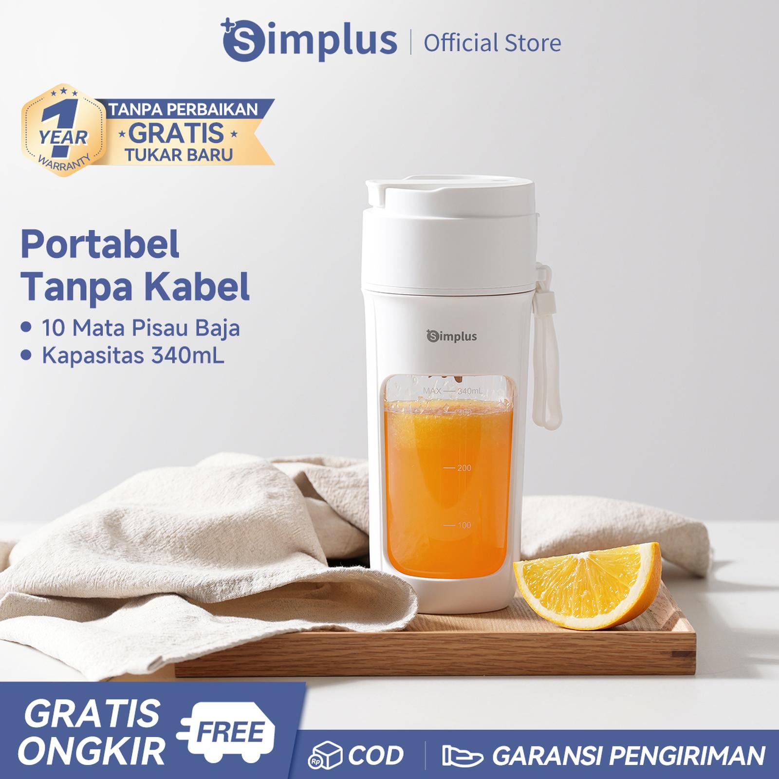 SIMPLUS Blender Portable 340ml: Buat Hidup Lebih Sehat dan Praktis! - Sabira