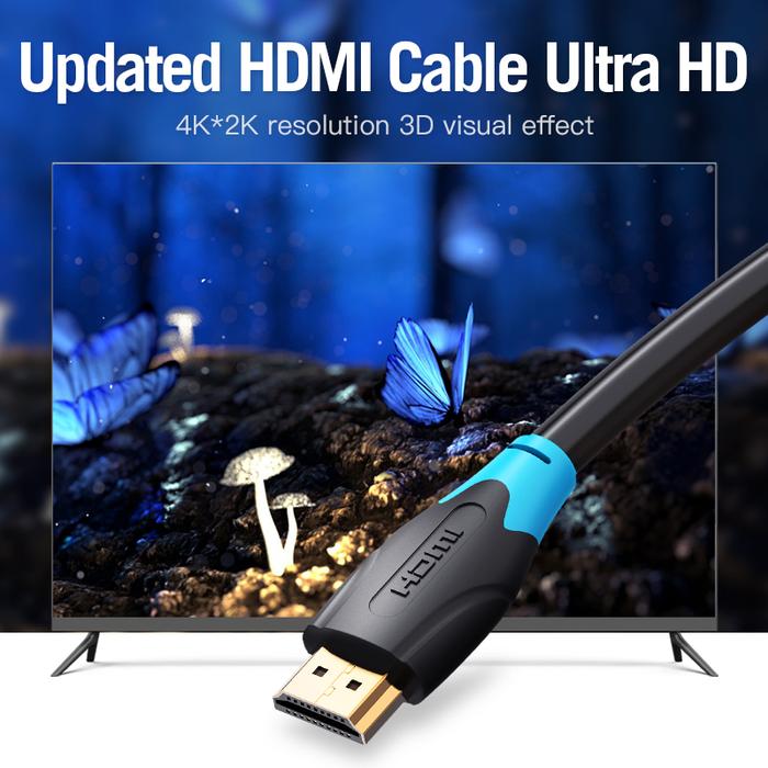 Vention HDMI Cable 3M AACBI – 4K UHD High Speed dengan Kualitas Terjaga ...