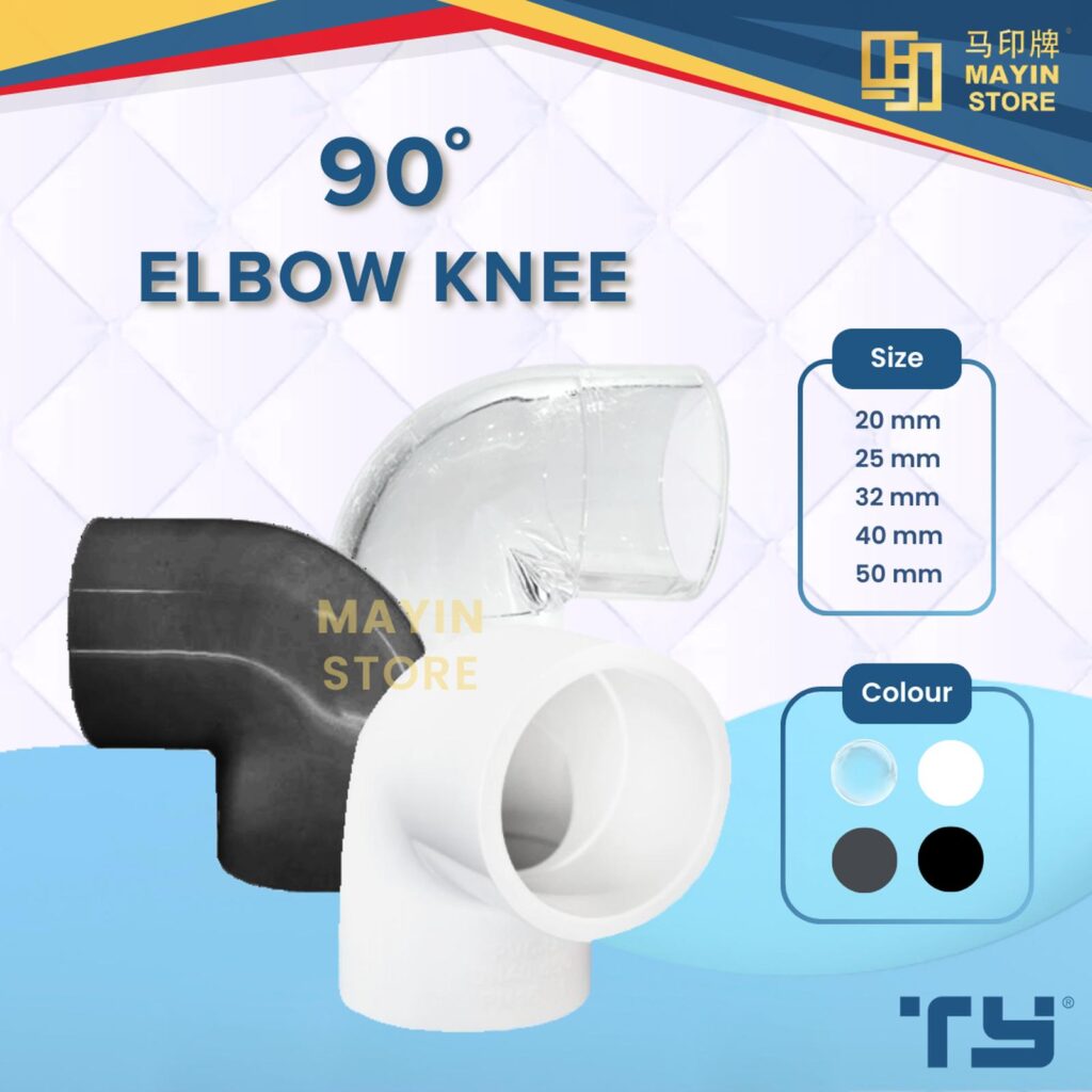 TY 90 Deg Elbow Knee PVC: Sambungan Premium untuk Belokan Sempurna - Sabira